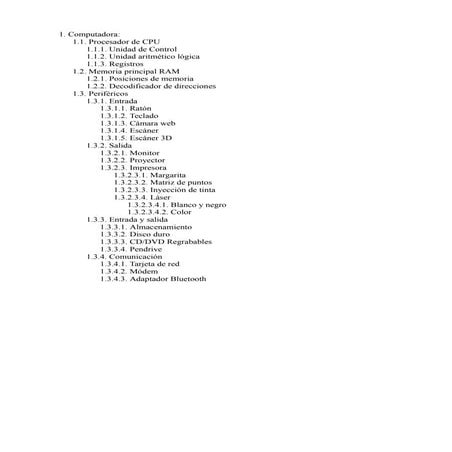 Práctica 7. numeración y viñetas.pdf | Computer Peripherals | Computing