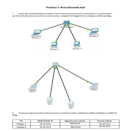 Práctica 7 | DOCX | Computing | Technology & Computing