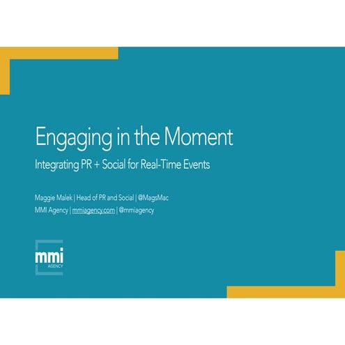 Engaging in the Moment | PPT