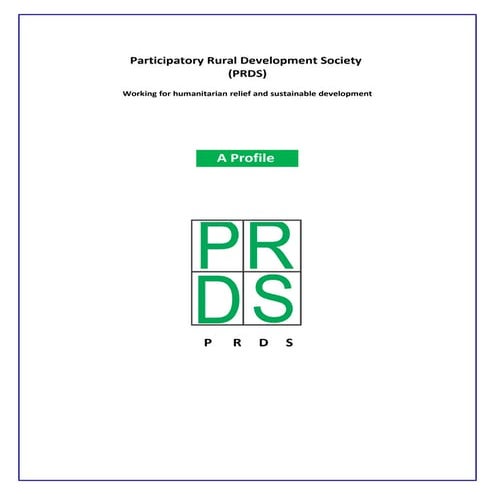 PRDS Profile (updated may 2013) | DOC