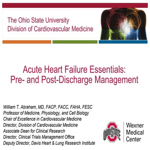 Pre and post- discharge management. | PPT