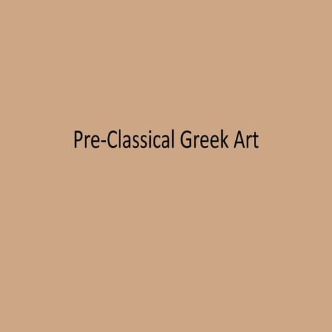 Greek Art | PPT