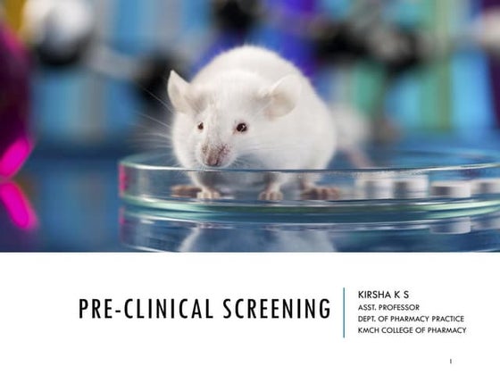 Pre Clinical Studies | PPTX