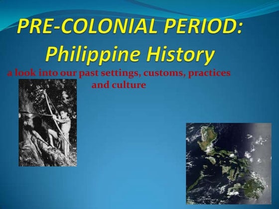 Philippine pre – colonial folk songs | PPT
