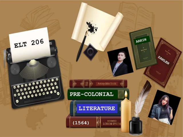 Philippine Literature during the Pre- Colonial Period | PDF