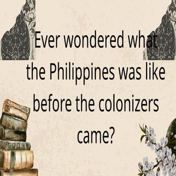 Pre colonial-period | PPTX