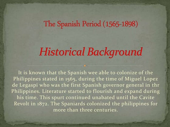 The spanish-period-1565-1898 | PPTX