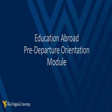 Education Abroad Pre-Departure | PPTX