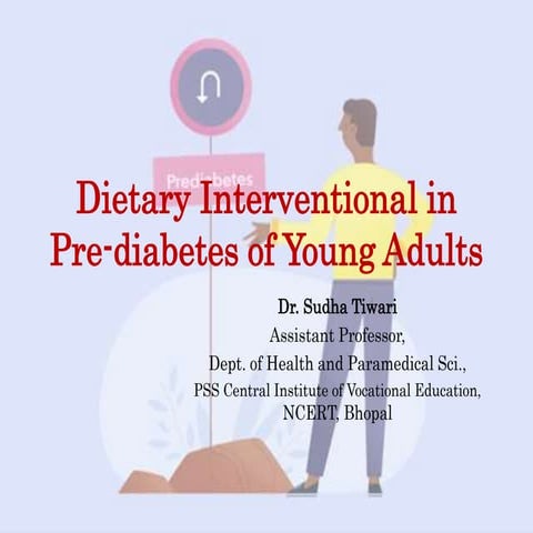 Pre-diabetes Intervention | PPTX