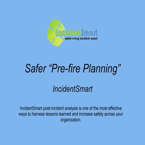 Pre fire planning | PPT