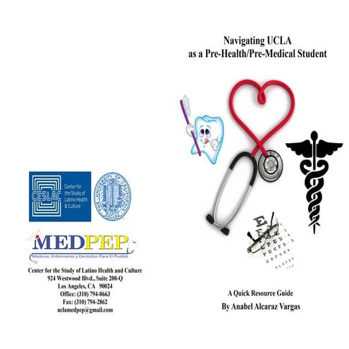 Pre-Health Resource Guide for Academic Support | PPT