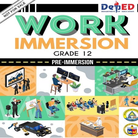 PRE-IMMERSION12-Q3-M4 WORK IMMERSION FOR FRADE 12 | PDF