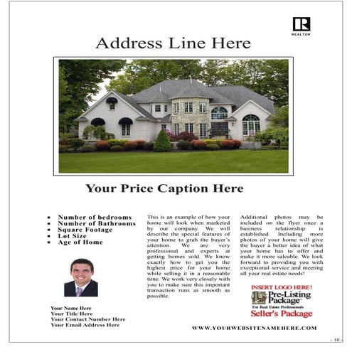 Free Real Estate Flyer Template 1 | PDF