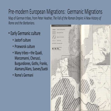 Pre-Modern European Migrations the Germans Part 1 - By Dr. Lizabeth ...