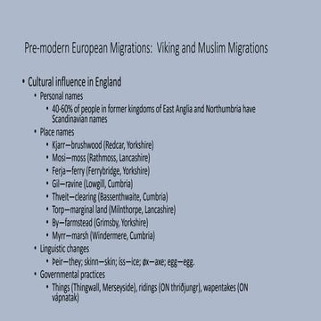Pre-Modern European Migrations the Vikings and Muslims Part 2 - By Dr ...