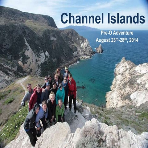 Channel Islands Pre-Trip Powerpoint | PPTX