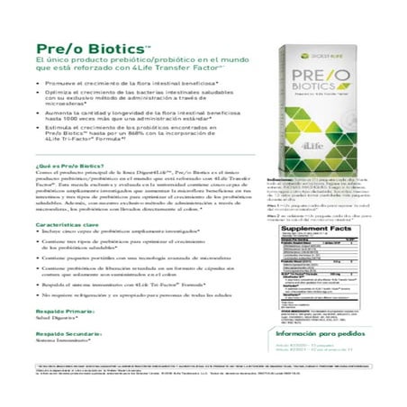 Pre/ o biotics | PDF