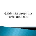 Pre operative cardiac assessment dr sadany-1 | PPTX