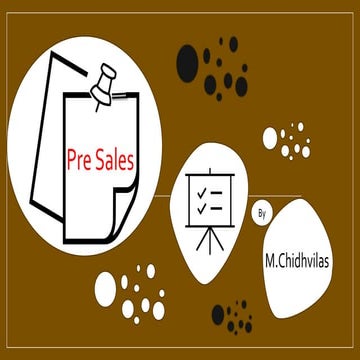 Pre sales preparation | PPTX