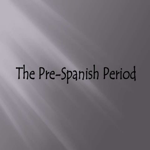 Pre spanish | PPTX
