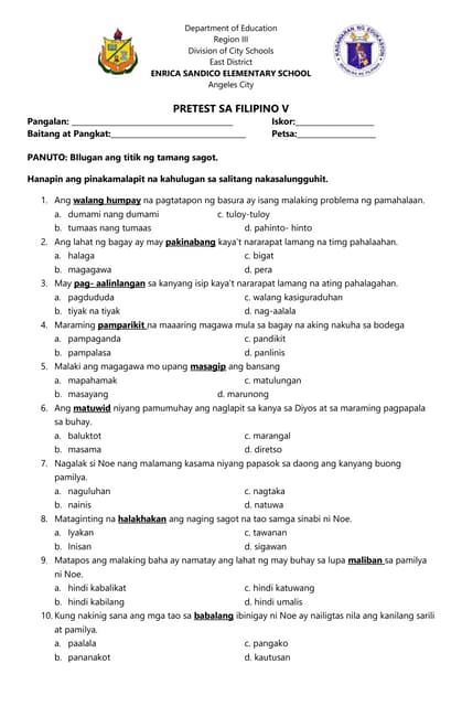 Filipino 9 Long Test-3rd Quarter.pdf