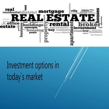 Real estate Investment | PPTX