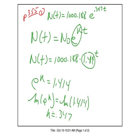 4H2012 508 Exponential Regression | PDF