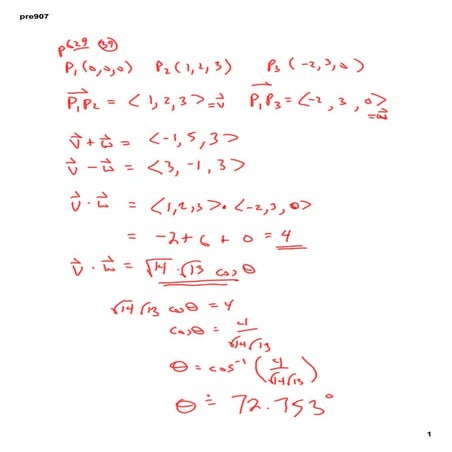 preCalculus 907 Vector Cross Product | PDF