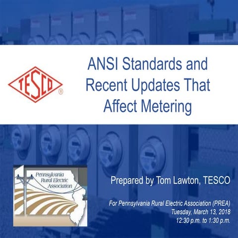 ANSI Standard and Recent Updates That Affect Metering | PPTX