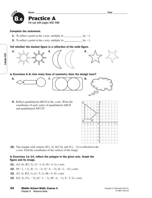 Pre Alg.Pr.8.7.A | PDF