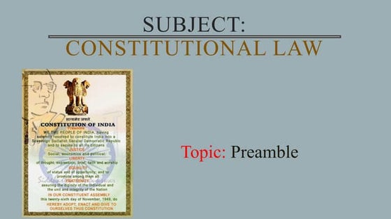 Constitutional Values | PPT