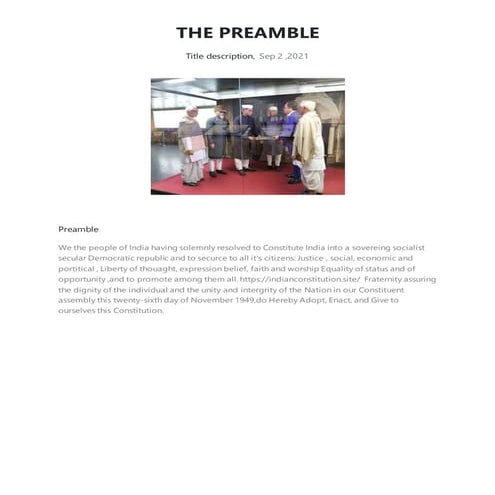 Preamble | PDF