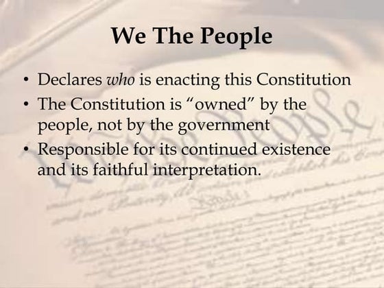 U.S. Constitution - Preamble | PDF