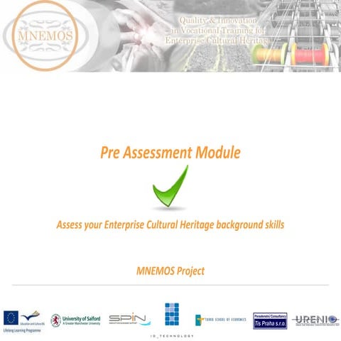 Pre assessment Training Module | PPT