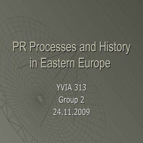 PR in Eastern Europe | PPT