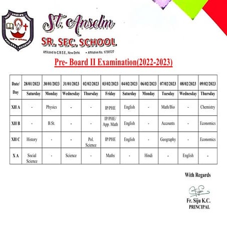 PRE BOARD II TIME TABLE.pdf