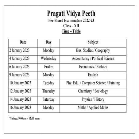 Pre Board Time Table New.pdf