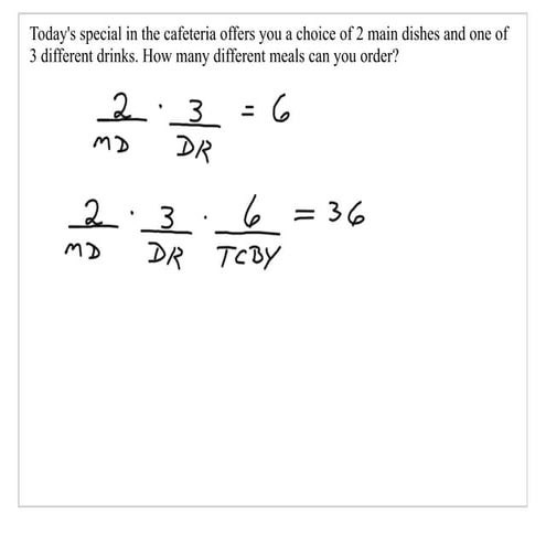 Counting and probability problems | PPT