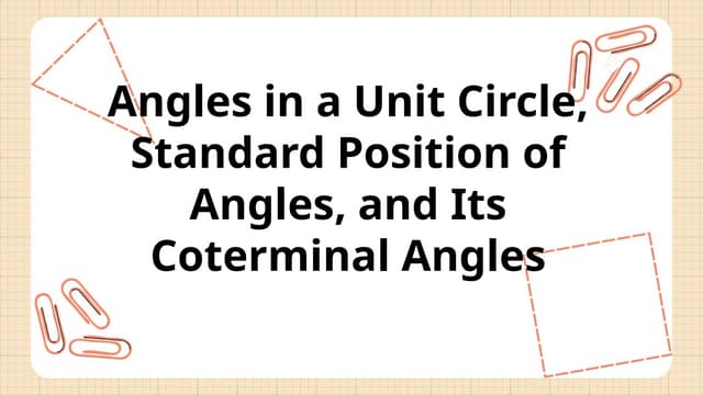 Unit circle | PPT