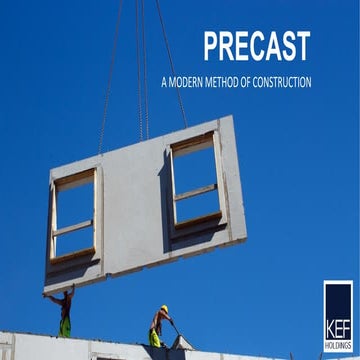 Precast - A Modern Method of Construction | PDF