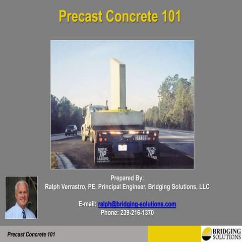 Precast concrete 101 | PPTX