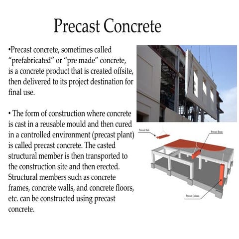 Precast Concrete is the most prominent structure | PPT