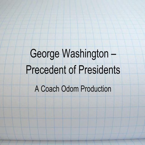 Precedent georgewashington | PDF