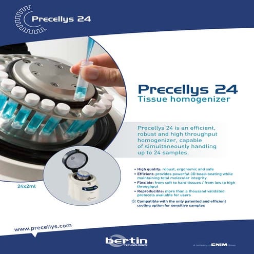 Precellys homogenizers | PDF