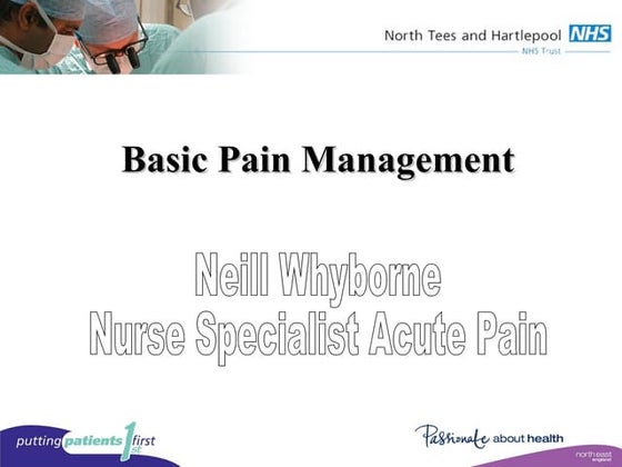 Nursing management of pain | PPTX