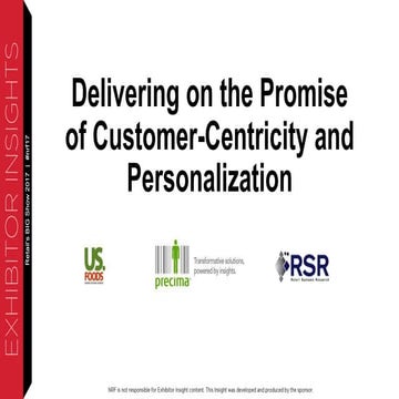 Delivering on the Promise of Customer-Centricity and Personalization ...