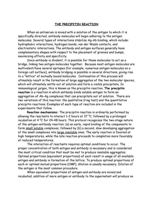 Immunodiffusion | PPTX | Infectious Diseases | Diseases and Conditions