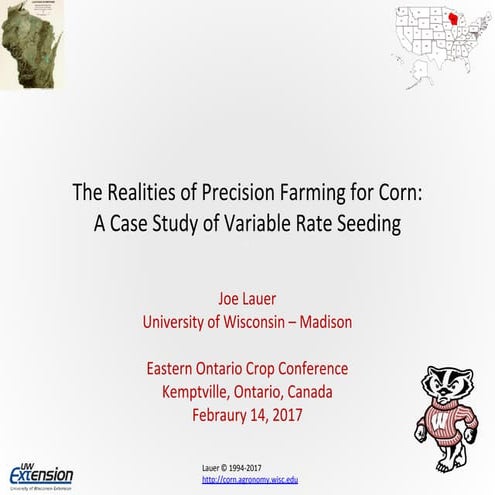 Precision Ag for Corn - Joe Lauer - 15 | PDF