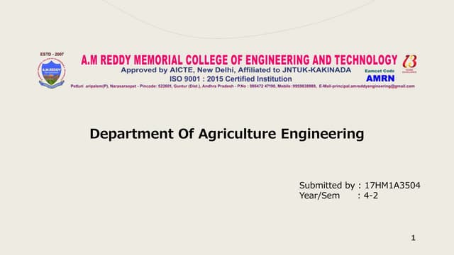 AI3021-IT IN AGRICULTURAL SYSTEM - UNIT-1-Precision Farming.pdf