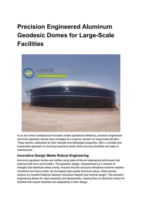 The Complete Guide to Geodesic Domes Features, Benefits, and ...